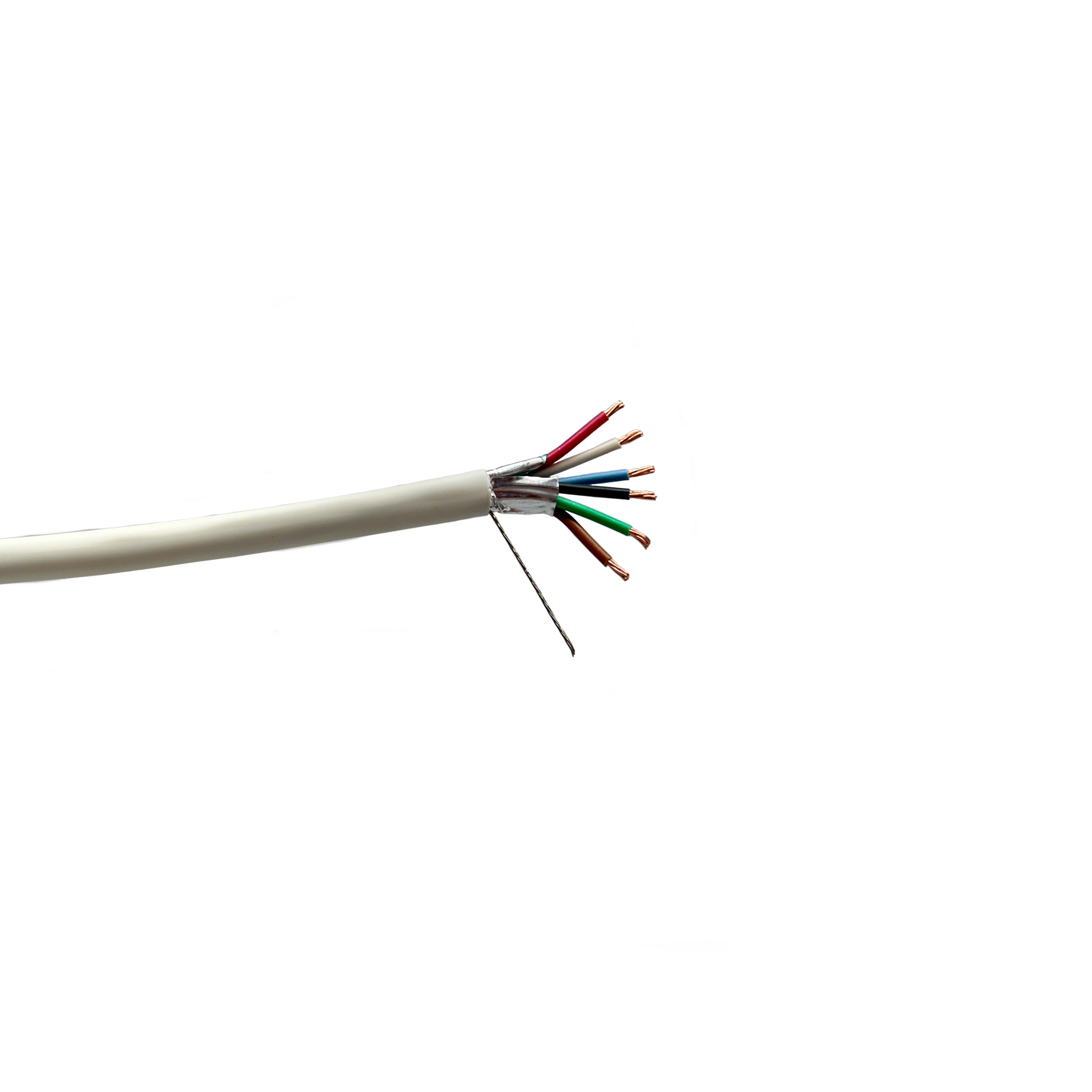 18 AWG 6 Conductor Stranded Shielded Plenum Cable – Custom Cable Connection