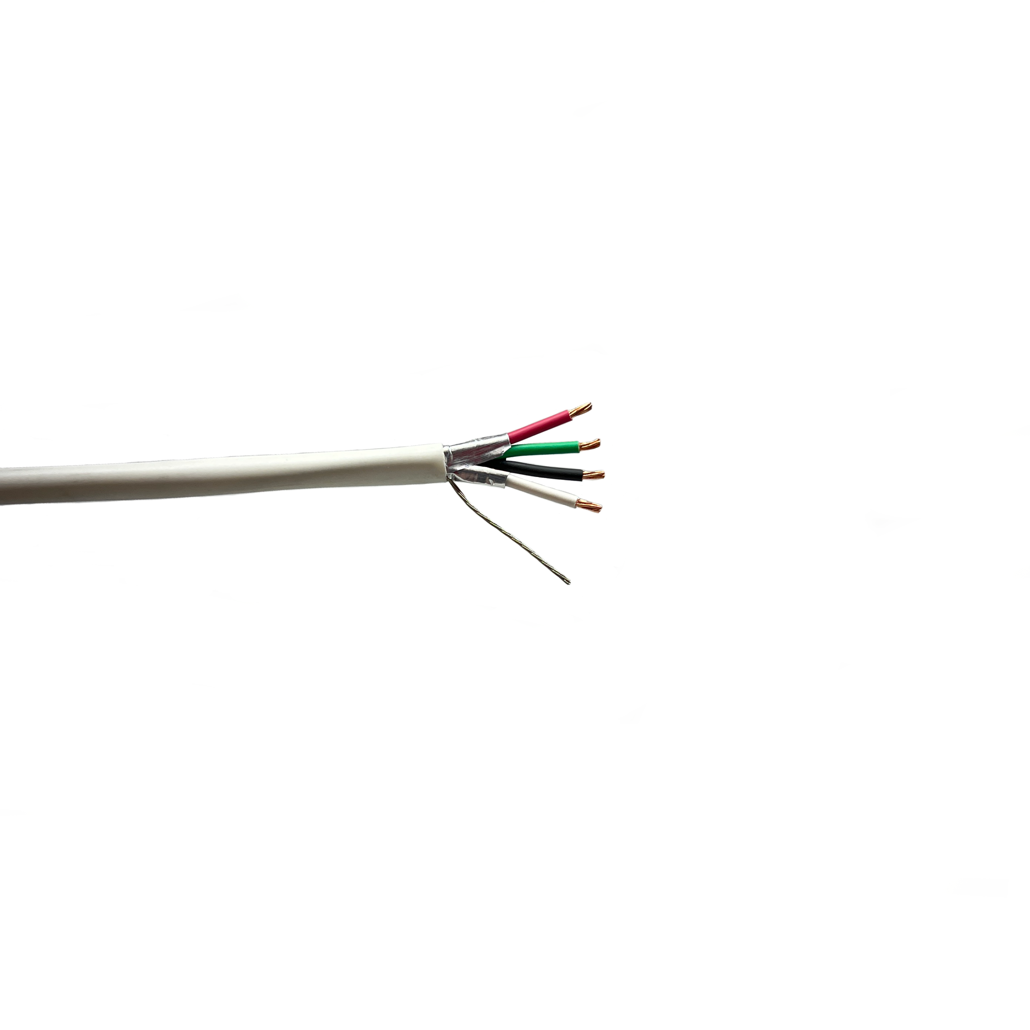 18 AWG 4 Conductor Stranded Shielded Plenum Cable – Custom Cable Connection