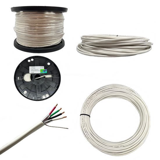 18 AWG 4 Conductor Stranded Shielded Plenum Cable – Custom Cable Connection
