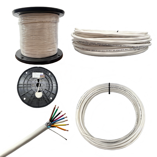 18 AWG 8 Conductor Stranded Shielded Plenum Cable - Custom Cable Connection