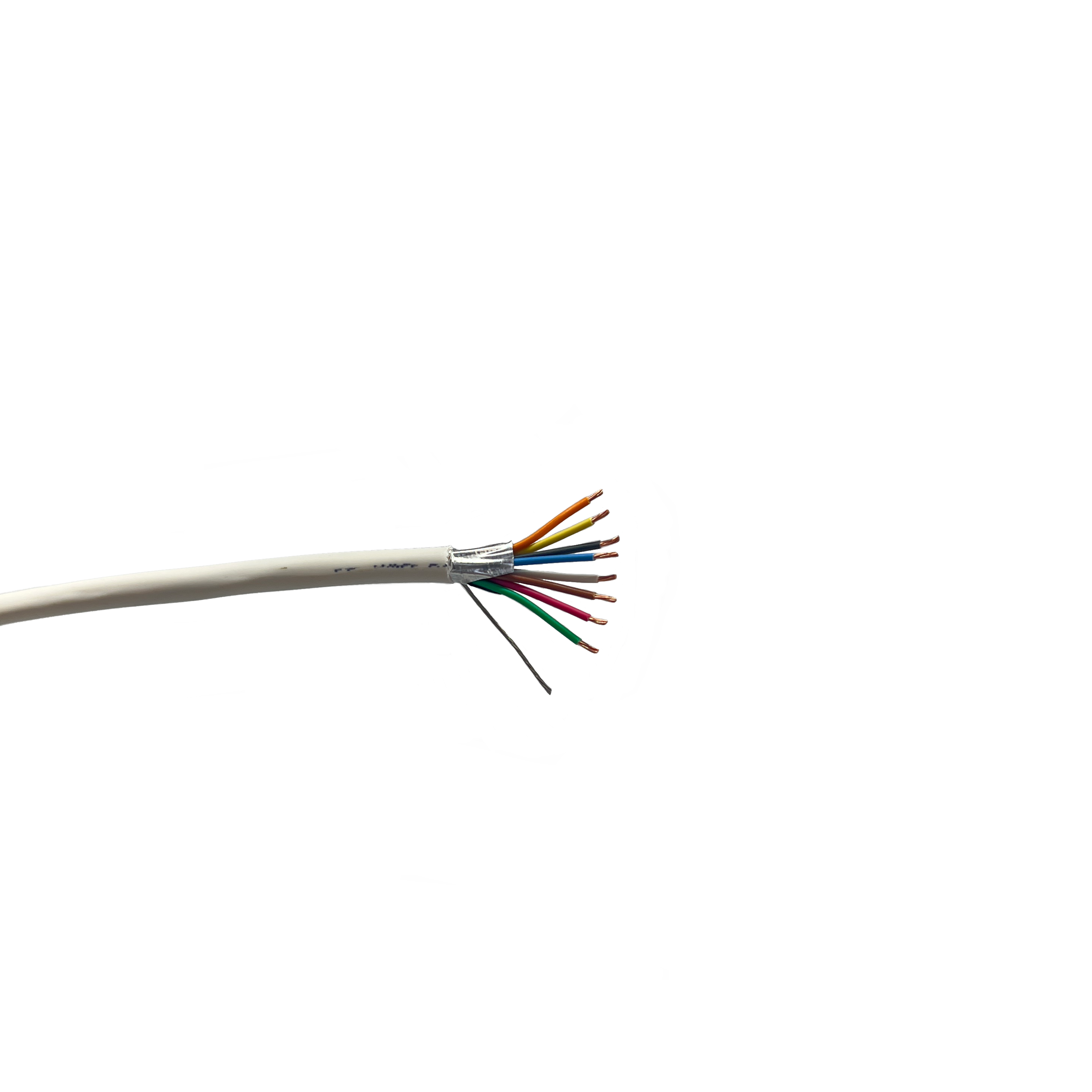 22 AWG 8 Conductor Stranded Shielded Plenum CMP Cable – Custom Cable ...