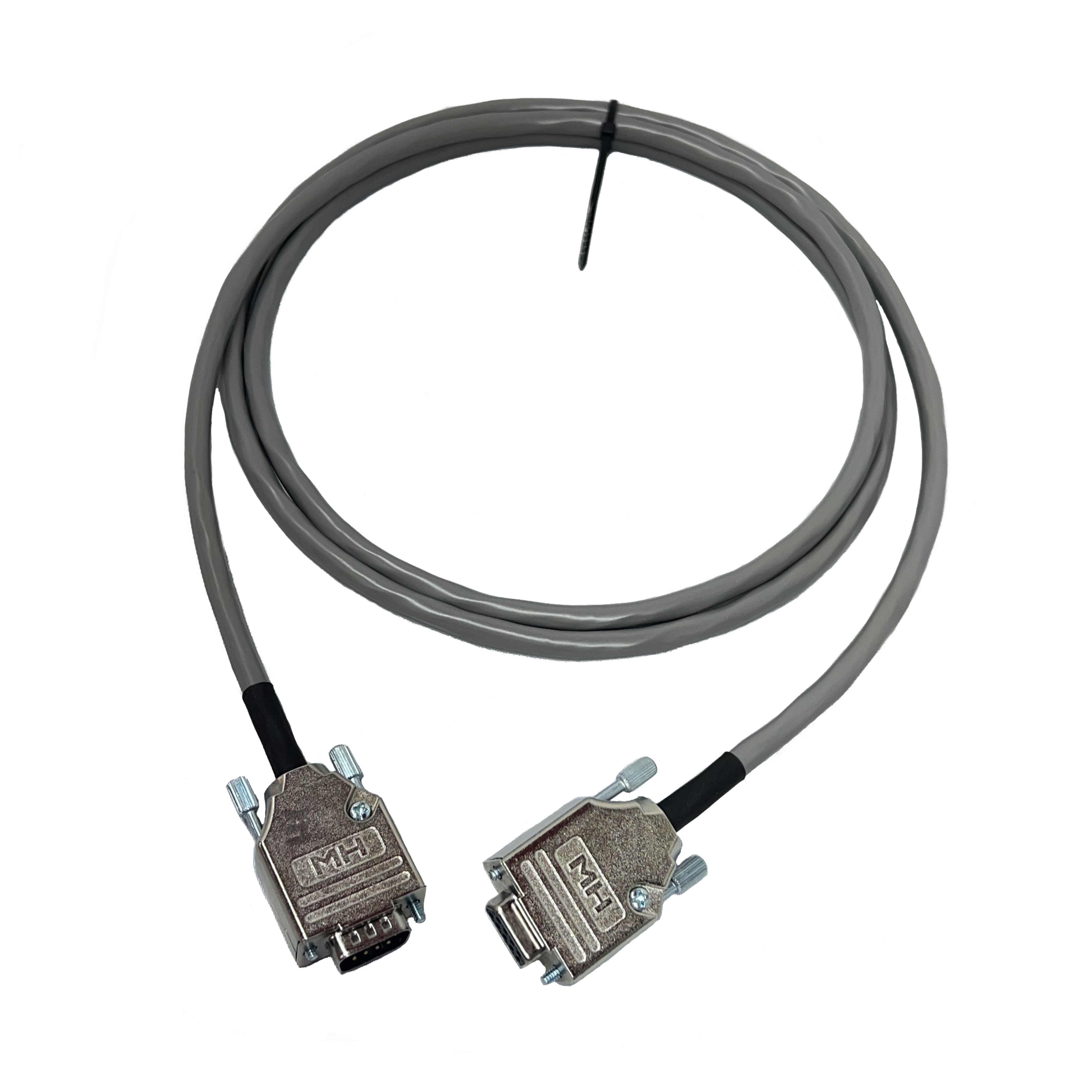 Null Modem DB9 Male to Female - 24 AWG PVC Jacket - Serial Data Cable ...