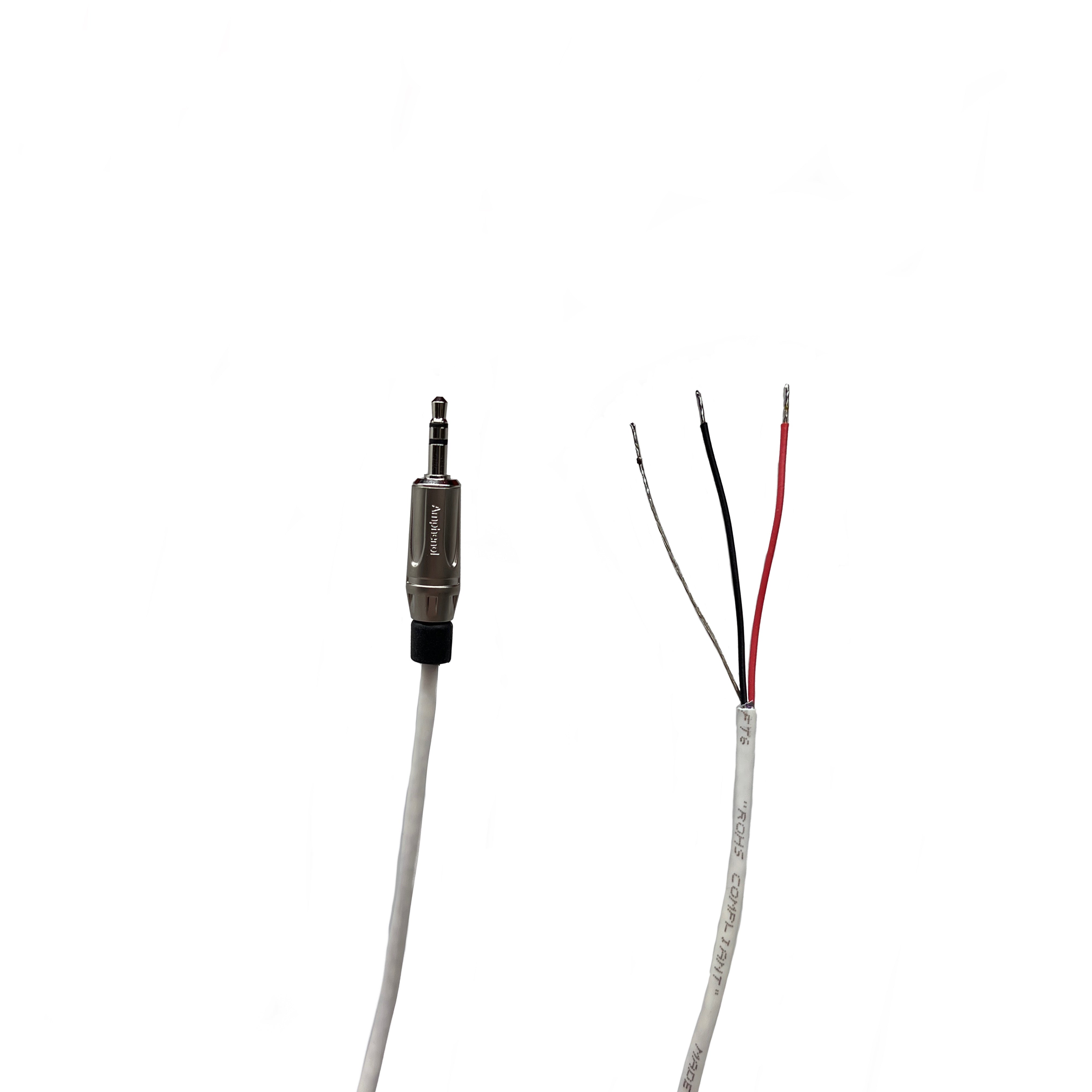 Plenum CL3P 3.5mm Stereo Audio Cable Male to Blunt Installation Grade ...