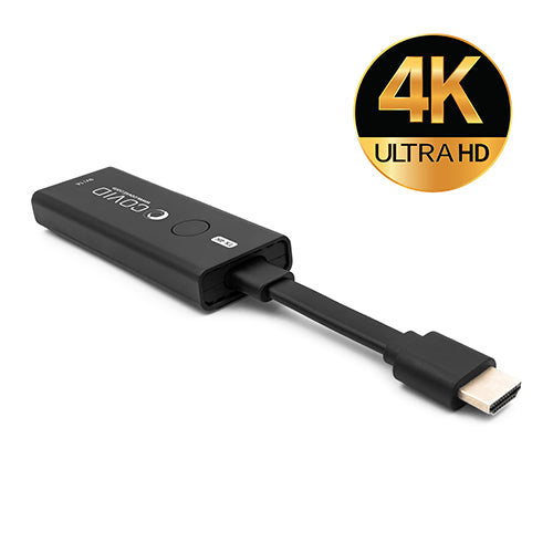 Wireless HDMI to HDMI Extender, Tx Only, 4K – Custom Cable Connection