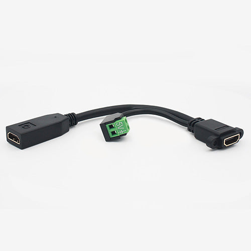 Active HDMI Pigtail, 4K, Female to Panel Mount Female - Custom Cable ...