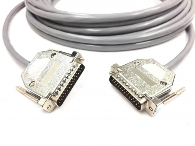 DB25 Male to DB25 Male Serial RS232 Extension Cable - 24 AWG – Custom ...