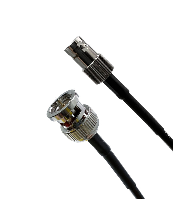 BNC Male to BNC Female 3G/6G/12G HD-SDI Mini RG59 Extension Cable - 75 - Custom Cable Connection