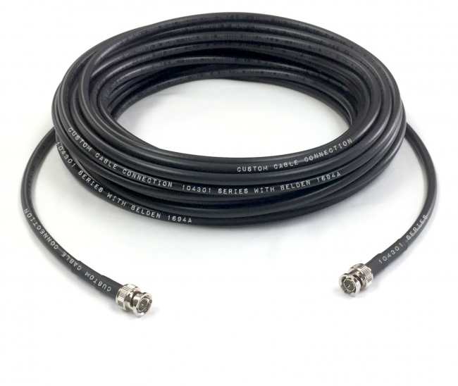 Belden 1694A 3G/6G HD-SDI RG6 BNC Video Cables - Custom Cable Connection
