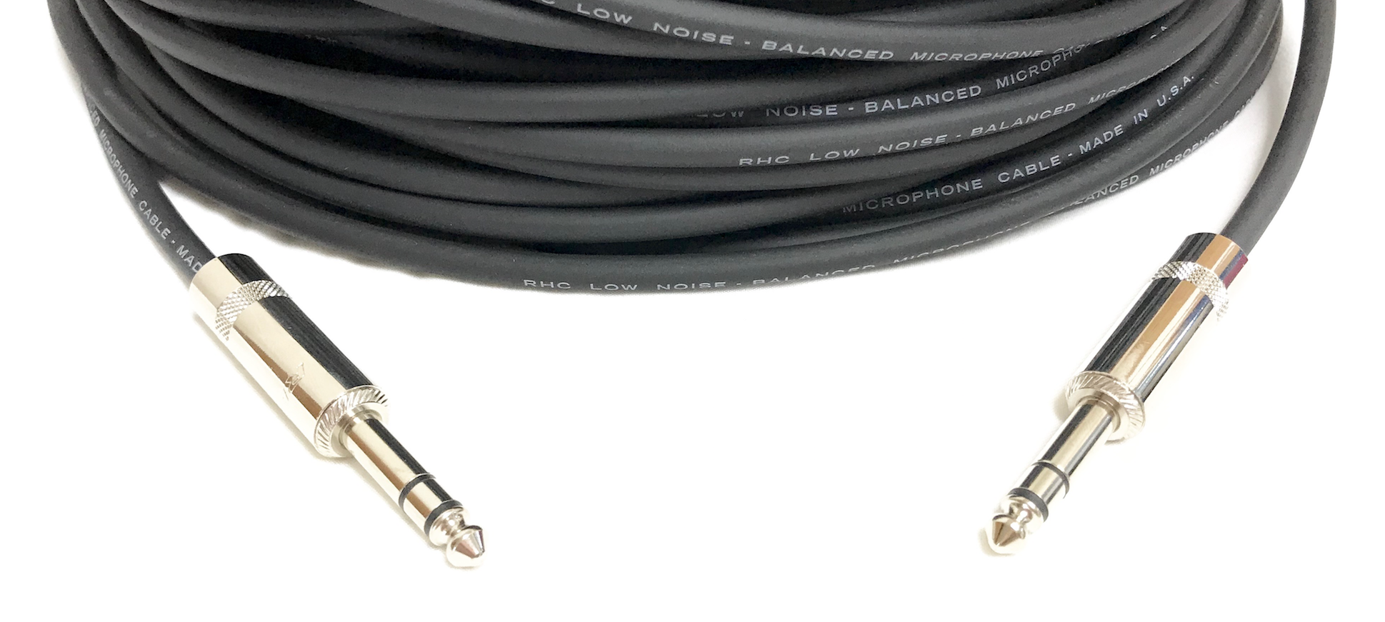 Pro Audio 1/4 inch TRS to 1/4 inch TRS Balanced Cable with Rean NYS228 ...