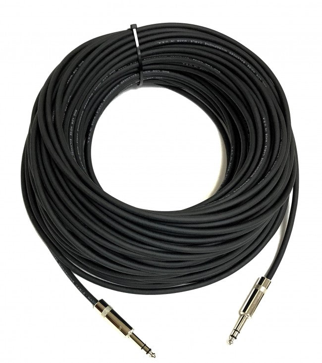 Pro Audio 1/4 inch TRS to 1/4 inch TRS Balanced Cable with Rean NYS228 ...