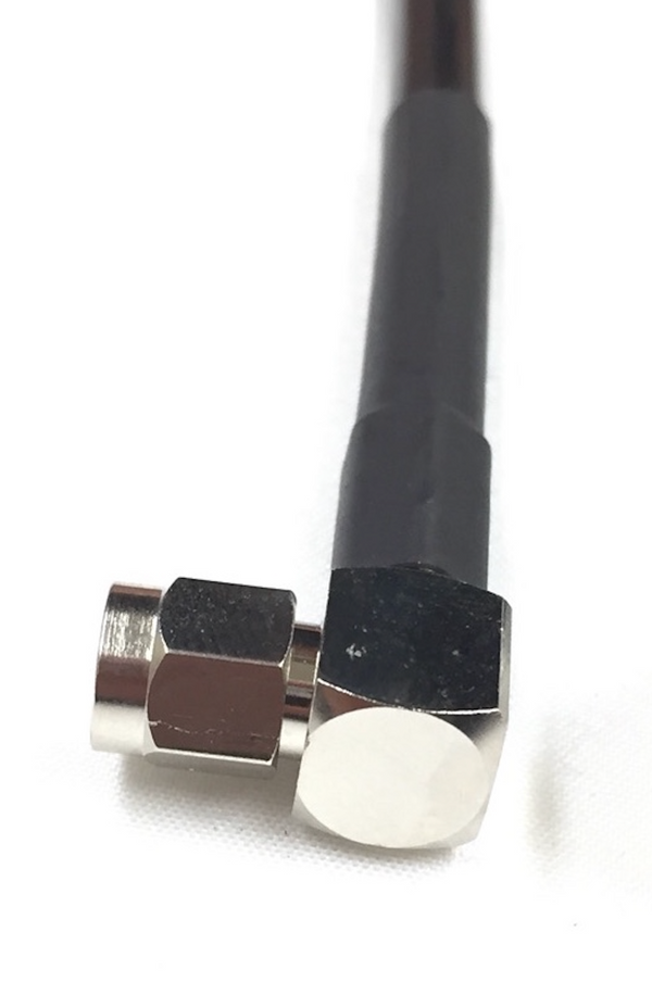 SMA Right Angle to SMA Right Angle Times Microwave LMR240 Ultraflex 50 ...