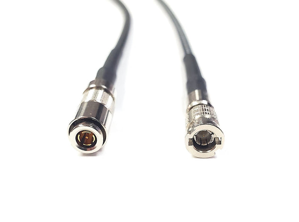 HDBNC (Micro BNC) to Din 1.0/2.3 Mini RG59 3G/6G Video Coaxial Cable - Custom Cable Connection