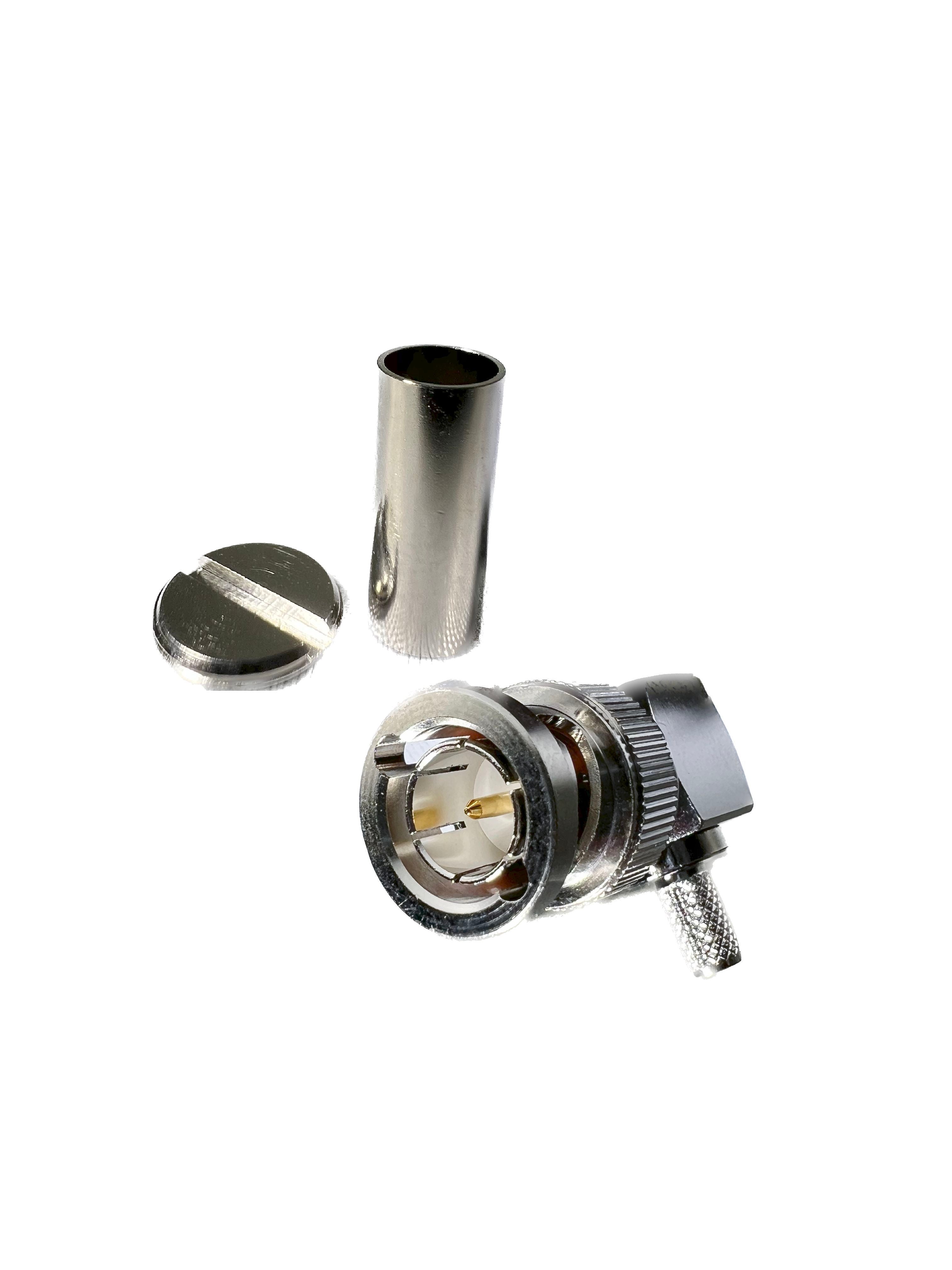 BNC Right Angle Connector for Belden 4855R - 12 GHz - 75 Ohm – Custom ...