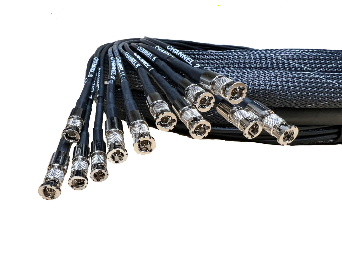 12 Channel SDI Snake Cable - 6G - BNC to HD-BNC - Custom Cable Connection