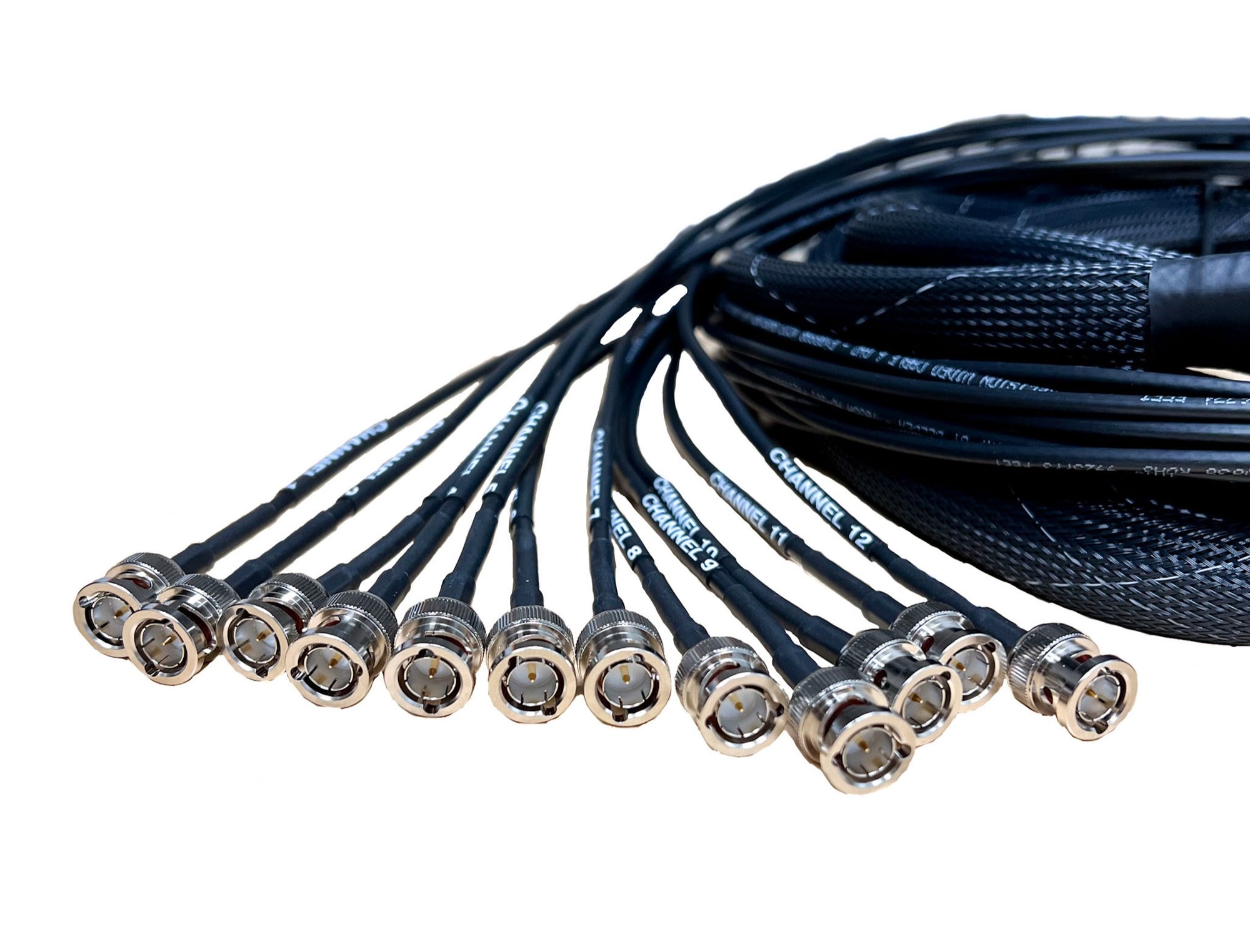 12 Channel SDI Snake Cable - 6G - BNC to HD-BNC - Custom Cable Connection