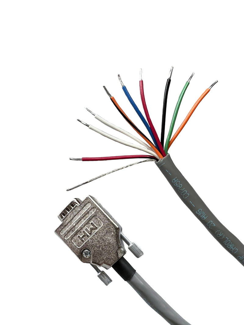 DB9 Male to Blunt -20 AWG- RS-232 Serial Breakout Cable - Custom Cable ...