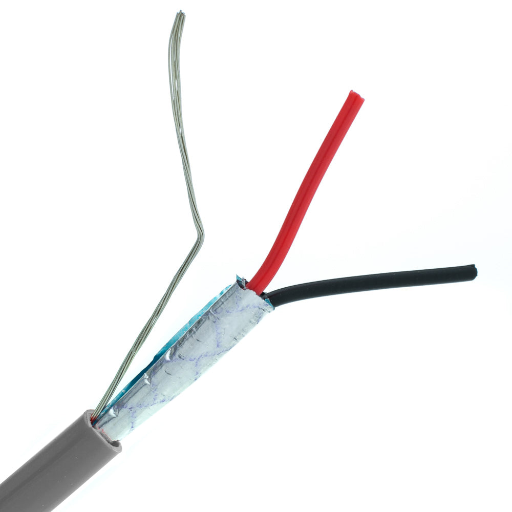 18 AWG 2 Conductor Stranded Shielded PVC Cable – Custom Cable Connection