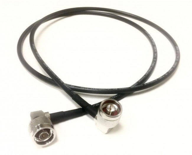 N Male Right Angle to TNC Male Right Angle LMR-240 Ultraflex Times Mic ...