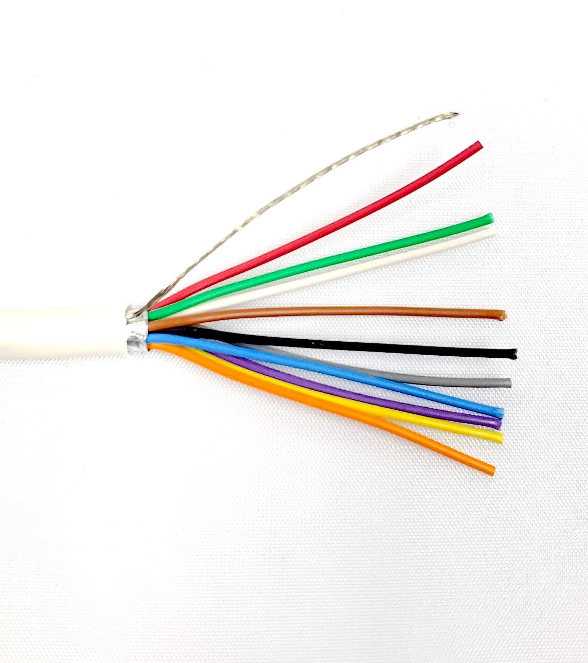 22 AWG 10 Conductor Stranded Shielded Plenum CMP Cable - Custom Cable Connection