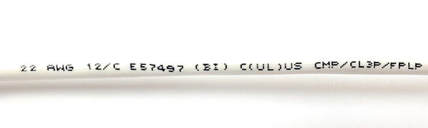 22 AWG 12 Conductor Stranded Shielded Plenum CMP Cable - Custom Cable ...