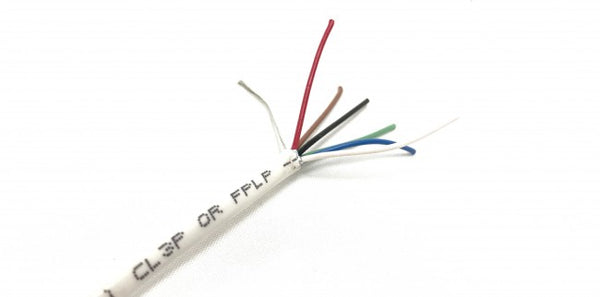 22 AWG 6 Conductor Stranded Shielded Plenum CMP Cable - Custom Cable Connection