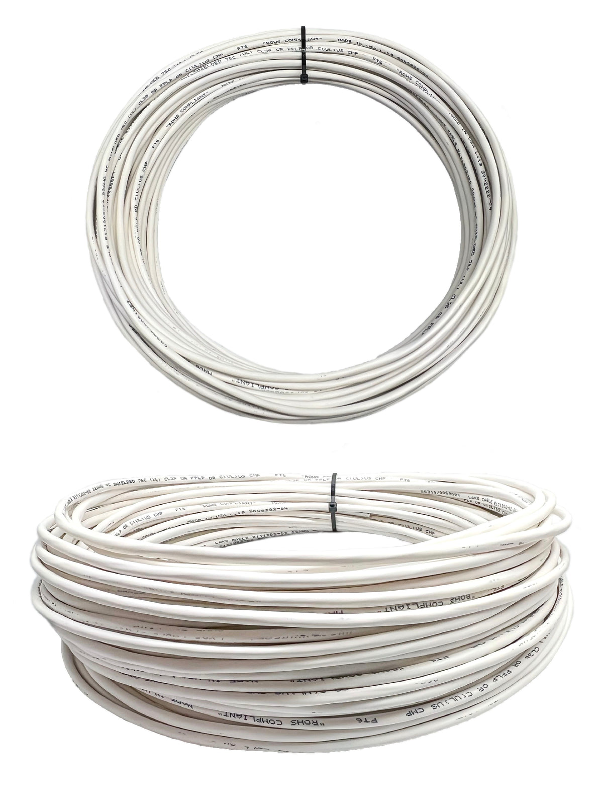 22 AWG 4 Conductor Stranded Shielded Plenum CMP Cable - Custom Cable ...