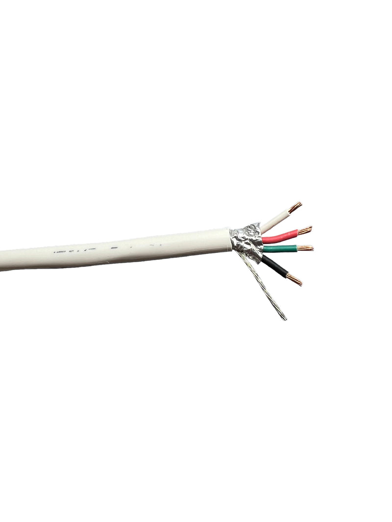 22 AWG 4 Conductor Stranded Shielded Plenum CMP Cable - Custom Cable ...