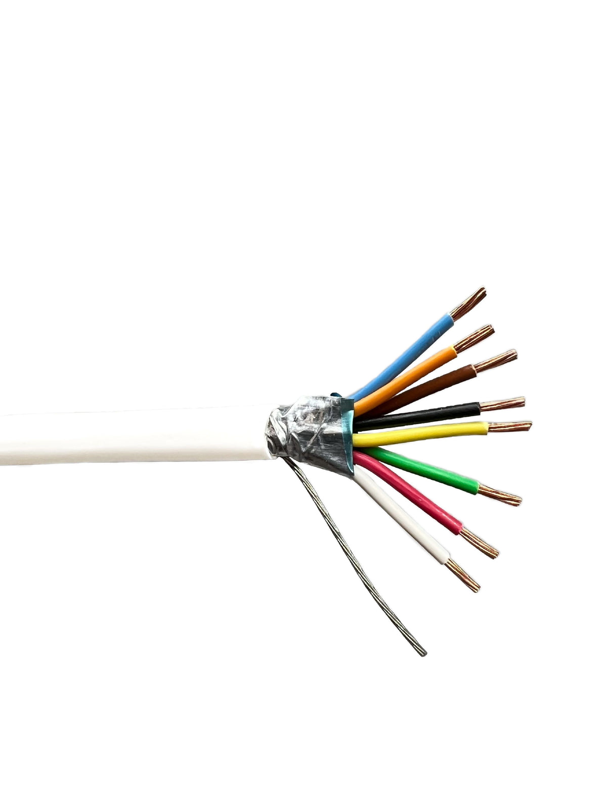 22 AWG 8 Conductor Stranded Shielded Plenum CMP Cable - Custom Cable ...