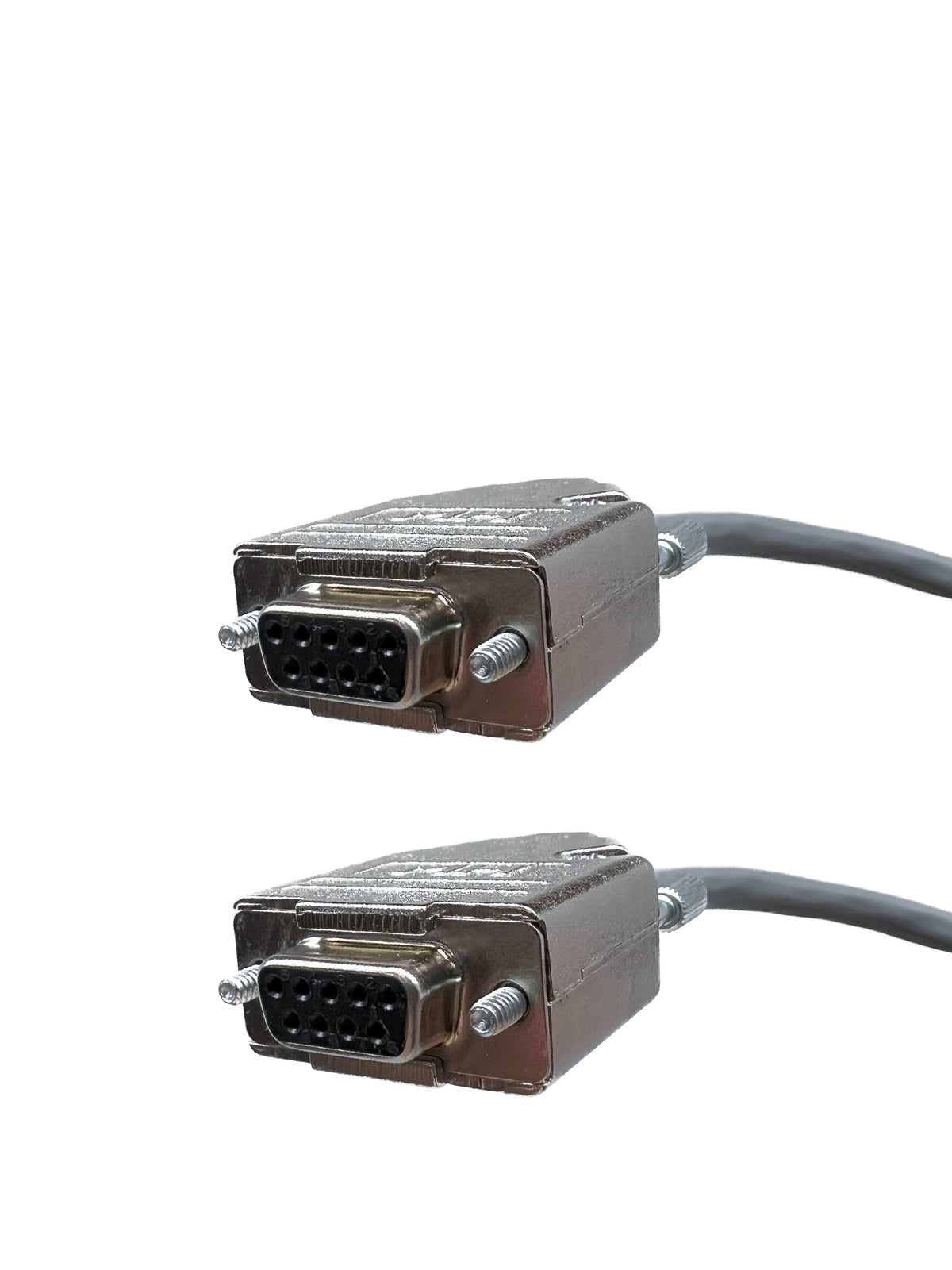 Null Modem DB9 Female to Female - 24 AWG PVC Jacket - Serial Data Cabl ...