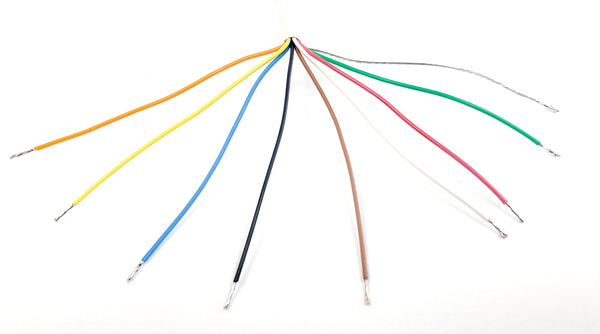 DB9 RS-232 Male to Blunt - All 9 Pins - 22 AWG Plenum - Serial Breakou ...