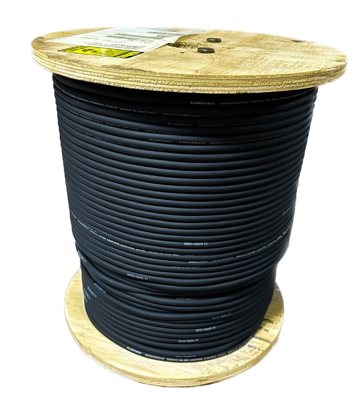 DMX512 AES/EBU 110 ohm 24 AWG 2 Pair Cable - Made in USA - Custom Cable ...