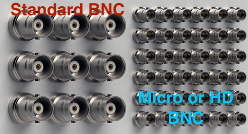 12G Rated High Density Micro BNC HD-SDI Belden 4855R Video Adapter Cab - Custom Cable Connection