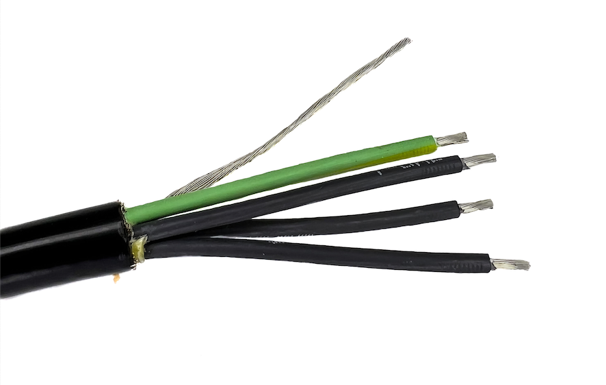 16 AWG 4 Conductor Shielded Variable Frequency Drive Cable – Custom ...
