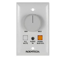 Volume Control Wall Plate Roemtech WP-350H - Custom Cable Connection